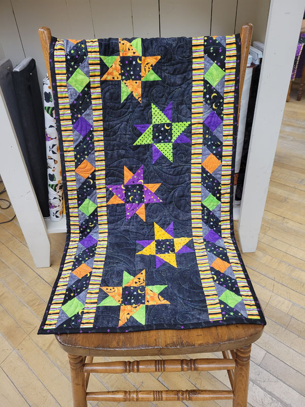 Neon Galaxy Table Runner - Quilt Haven on Main